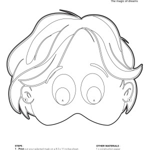 Dress Up As Your Favorite Character : Printable Paper Masks - Bfly